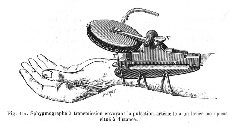 E. J. Marey: sphygmograph | Wellcome Collection