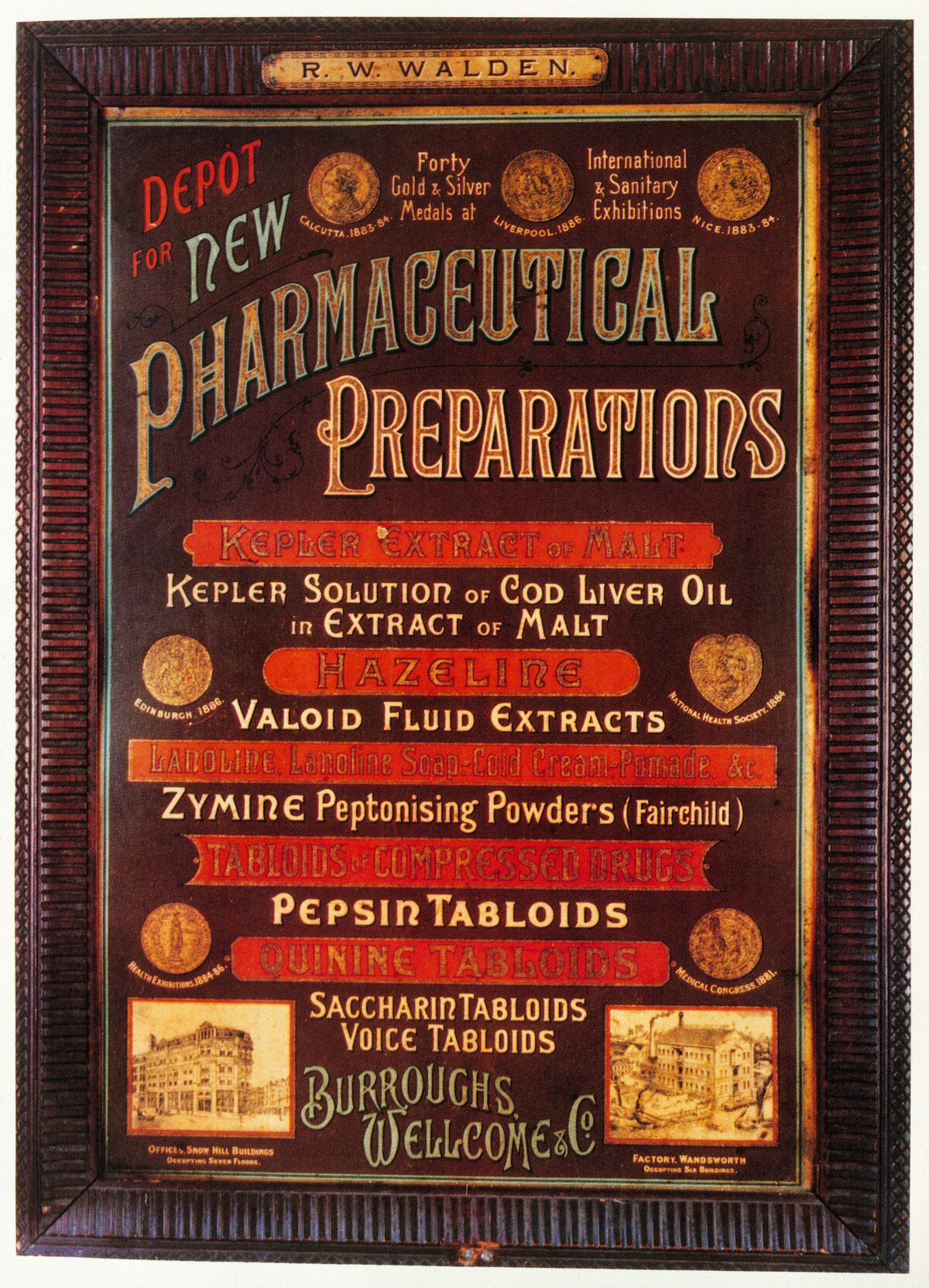 A pharmacy sign adve… | Wellcome Collection