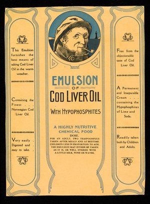 Advert for Emulsion of Cod Liver Oil with Hypophosphites showing a ...