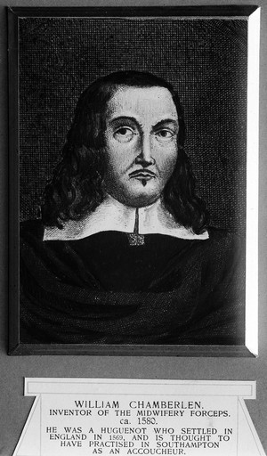 M0002654: Portrait of William Chamberlen (1619-1689). | Wellcome Collection