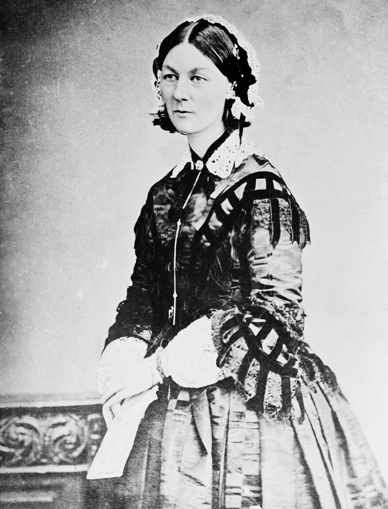 Florence Nightingale. Photograph by the London Stereoscopic ...