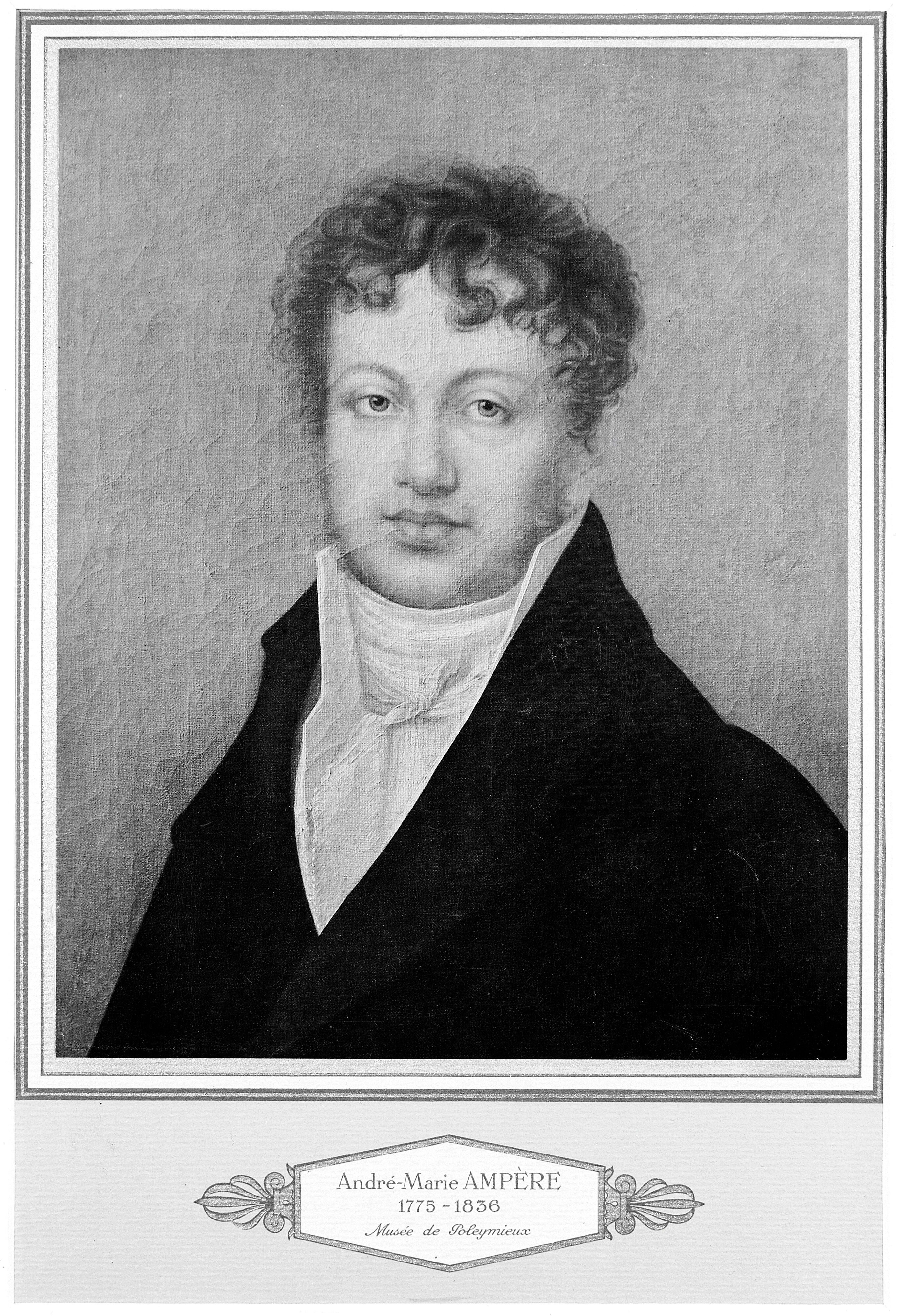 M0011246: Portrait of Andre-Marie Ampere (1775-1836) | Wellcome Collection