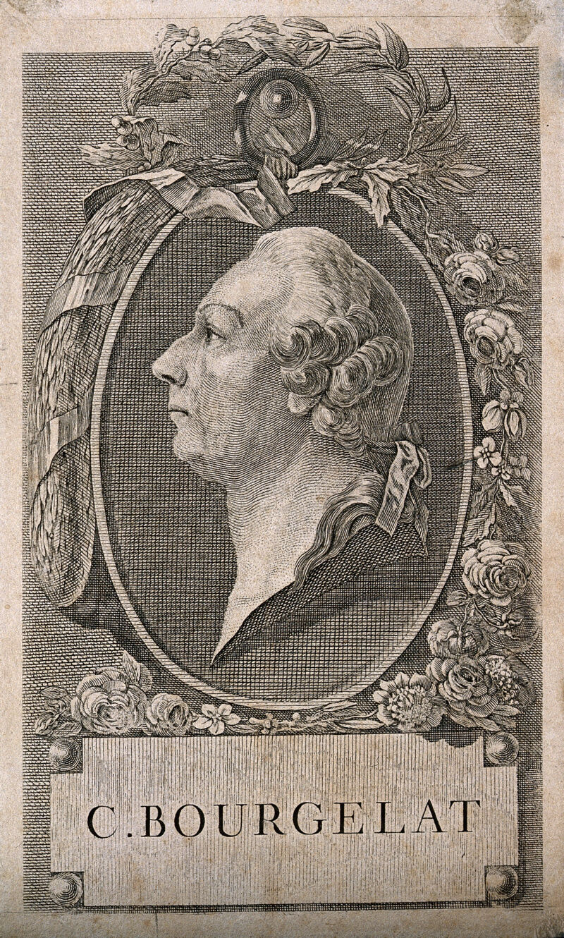 Claude Bourgelat. Line engraving. | Wellcome Collection