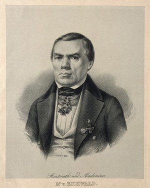 Carl Eduard Eichwald. Lithograph by P. Kröger. | Wellcome Collection