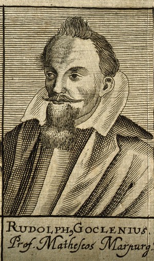 Rudolf Goclenius [Göckel]. Line engraving, 1688. | Wellcome Collection