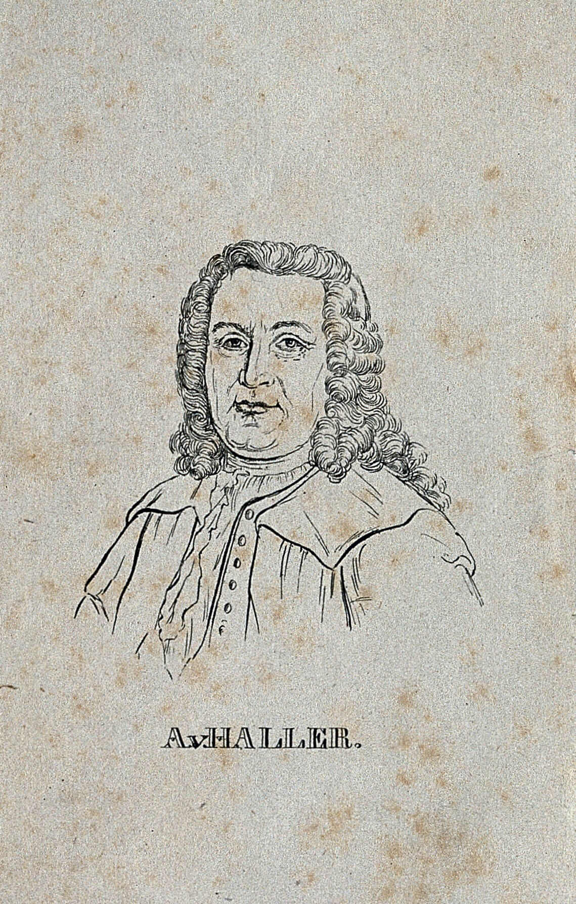 Baron Albrecht von Haller. Line engraving. | Wellcome Collection