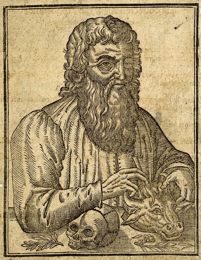 Hippocrates. Line engraving. | Wellcome Collection