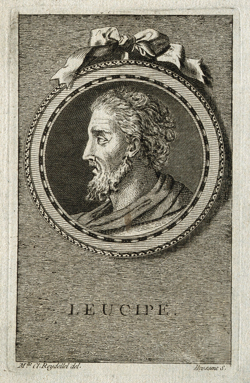 Leucippus. Line engraving by Beyssent after Mlle Cl. Reydellet ...