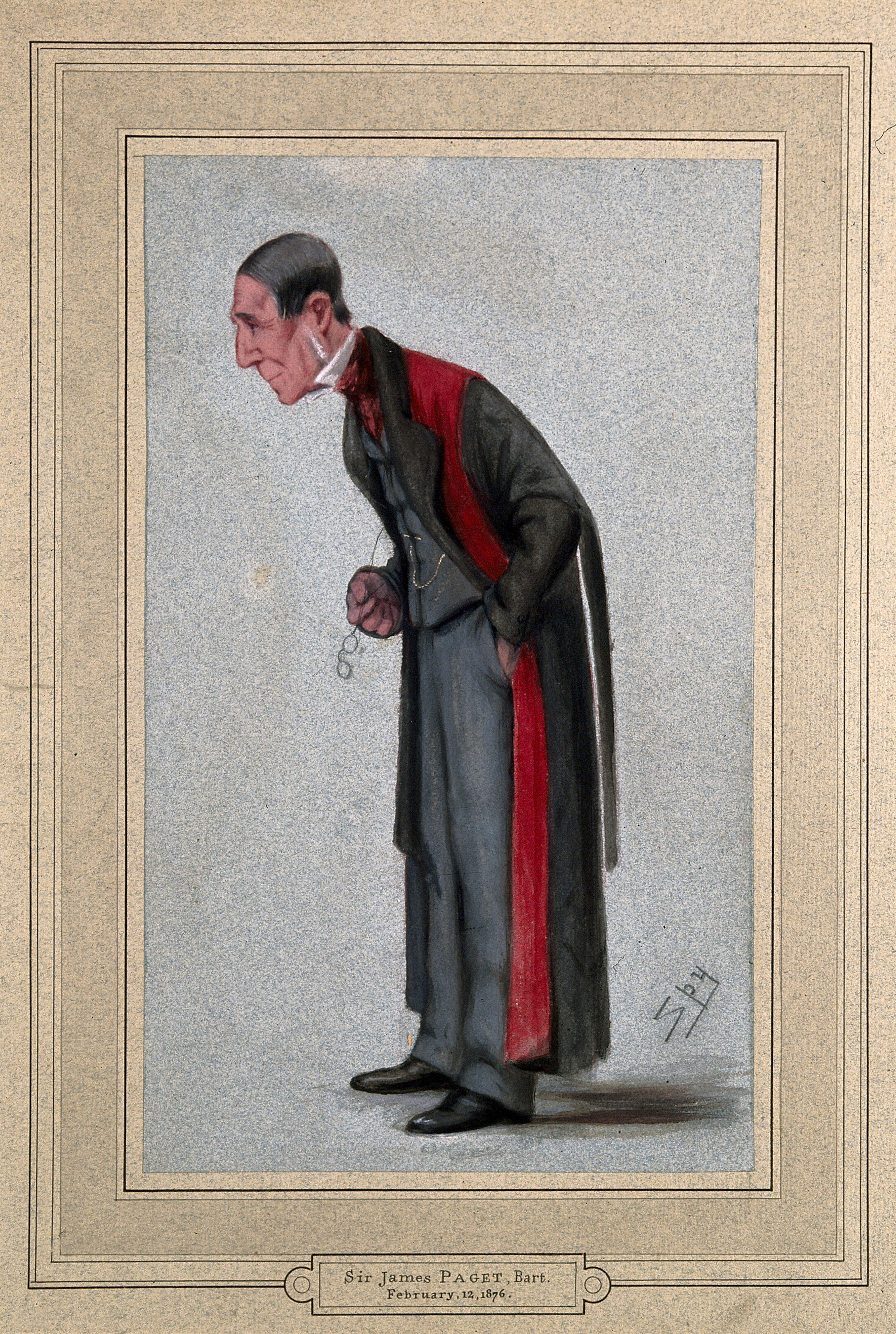 Sir James Paget. Watercolour by Sir L. Ward [Spy], 1876. | Wellcome ...