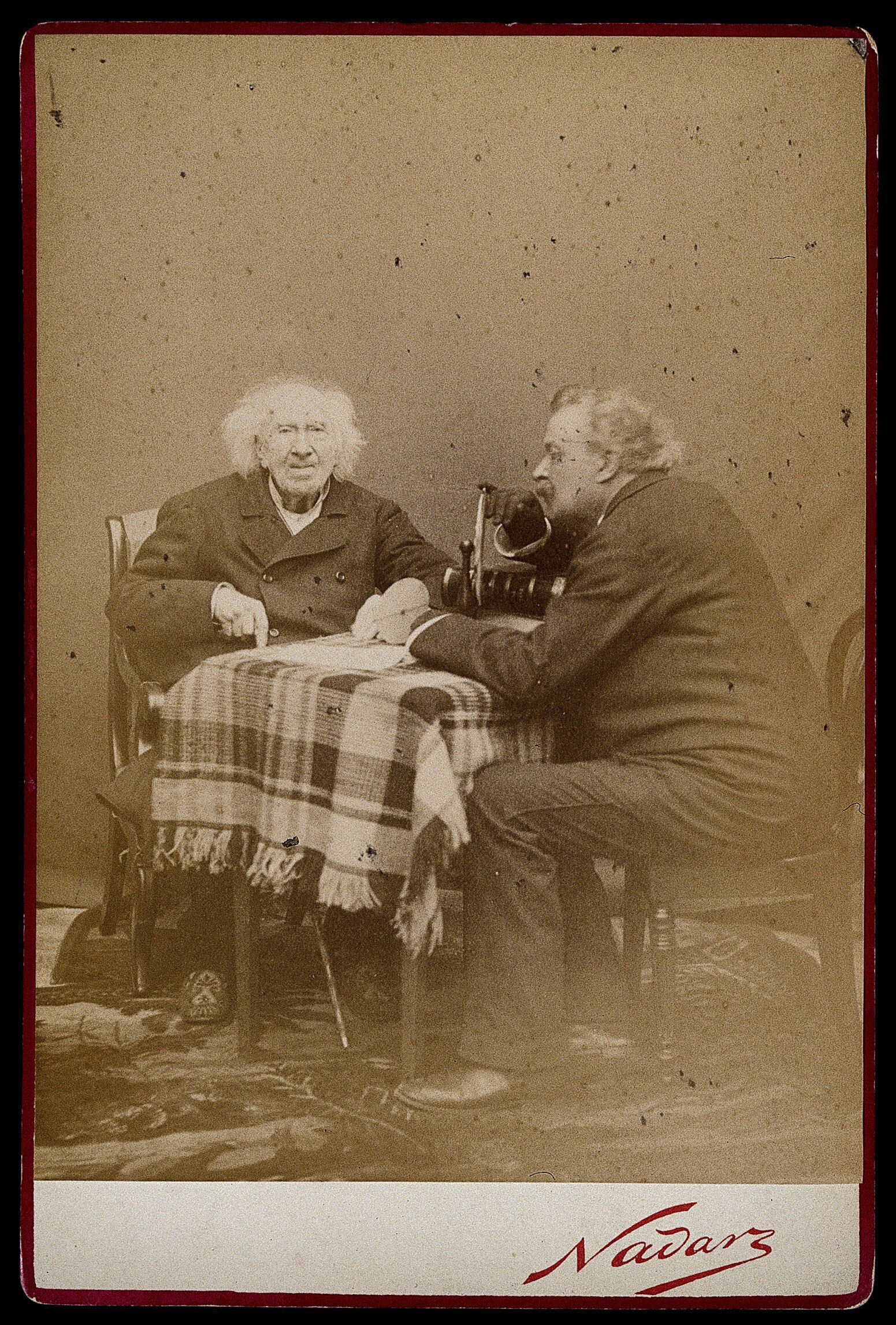 M.E. Chevreul. Photograph by Nadar. | Wellcome Collection