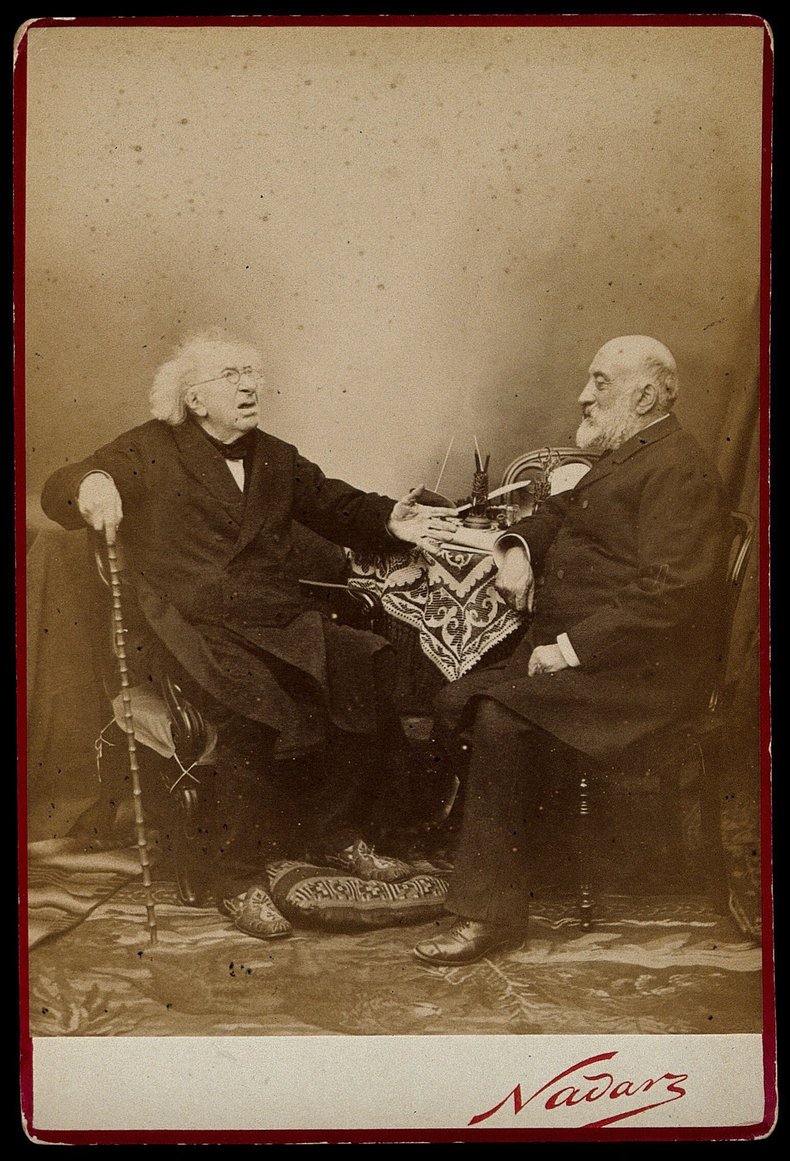 M.E. Chevreul. Photograph by Nadar. | Wellcome Collection