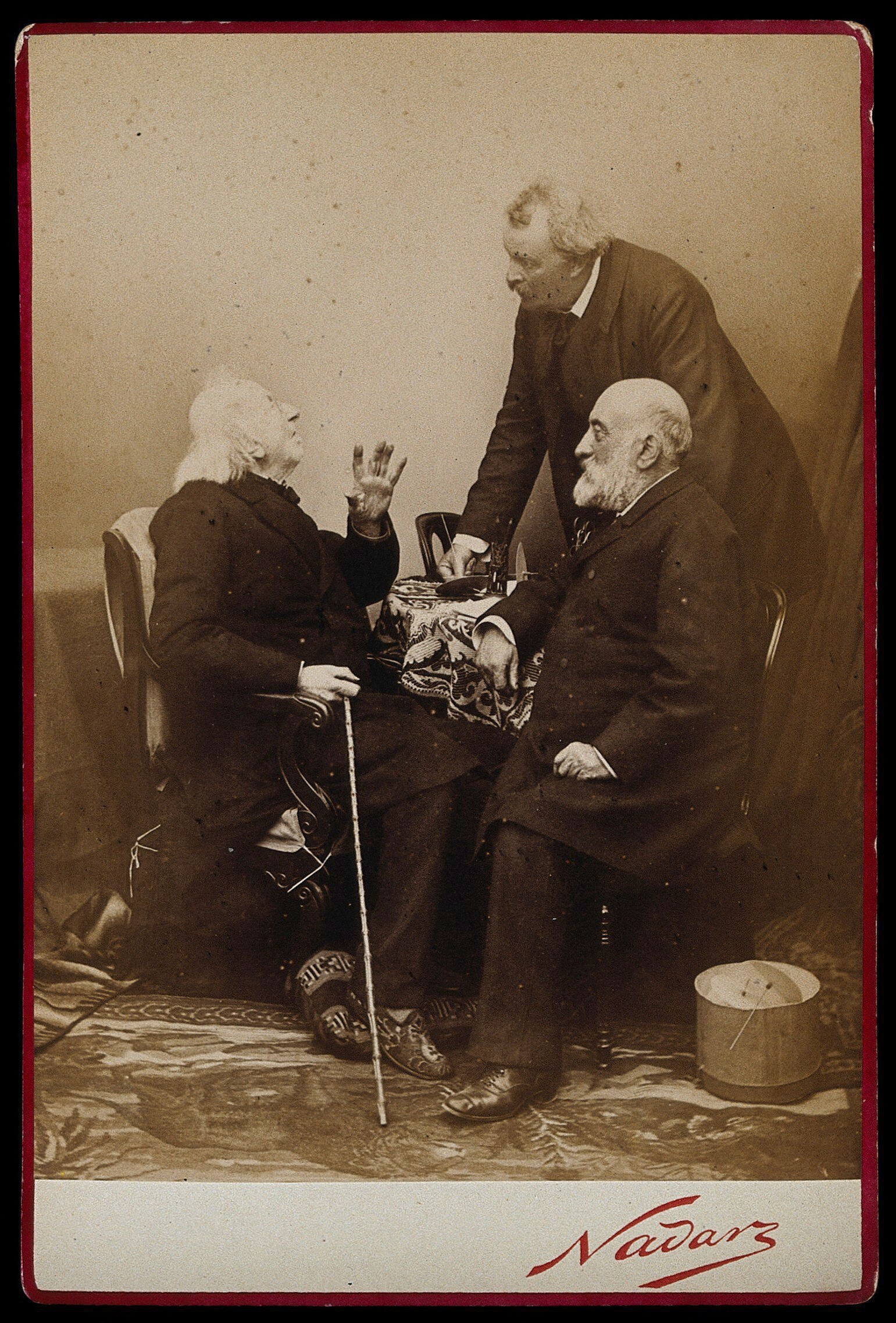 M.E. Chevreul. Photograph by Nadar. | Wellcome Collection