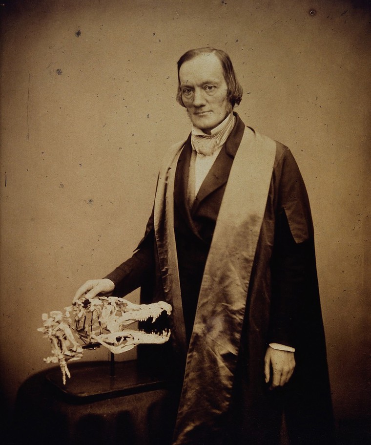Sir Richard Owen. Photograph by Maull & Polyblank. | Wellcome Collection