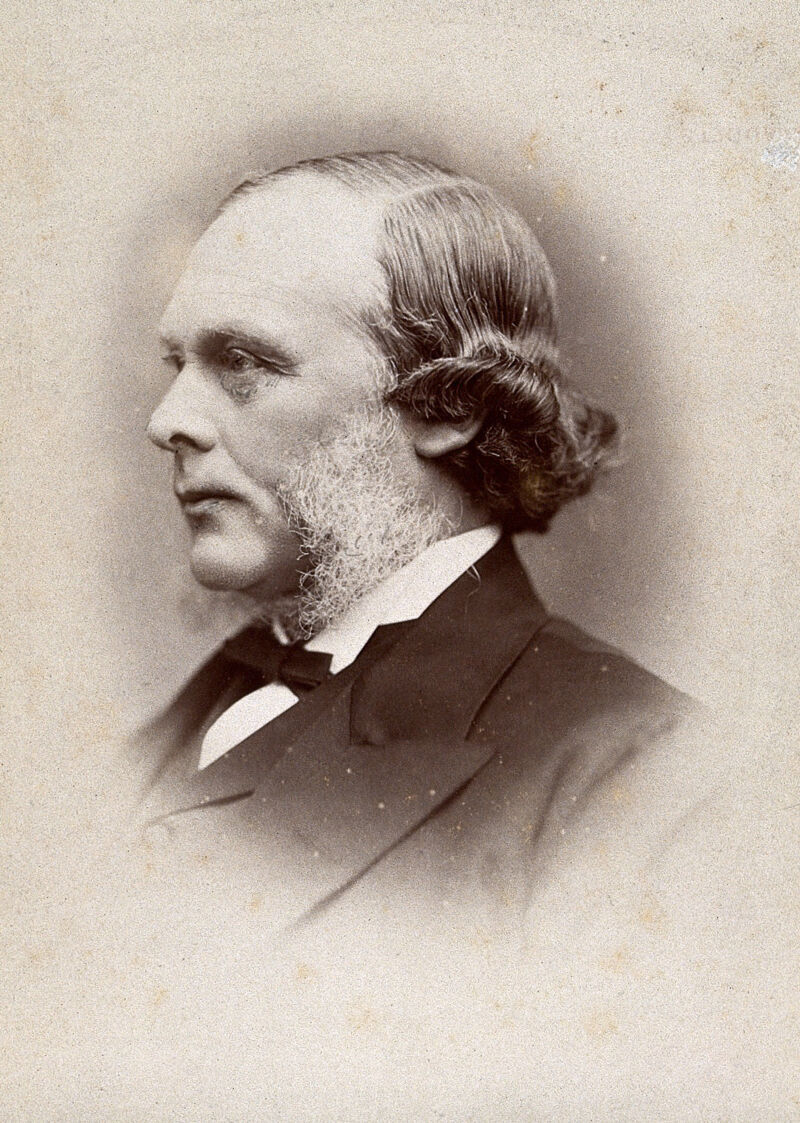 Joseph Lister, Baron Lister. Photograph by G. Jerrard, 1881. | Wellcome ...
