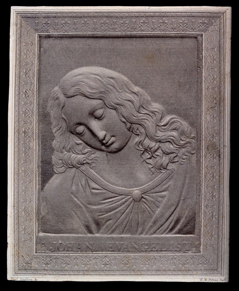 Saint John the Evangelist. Engraving by W.W. Pybus and T. Starling ...