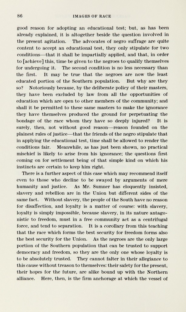 Images of race / edited with an introduction by Michael D. Biddiss ...