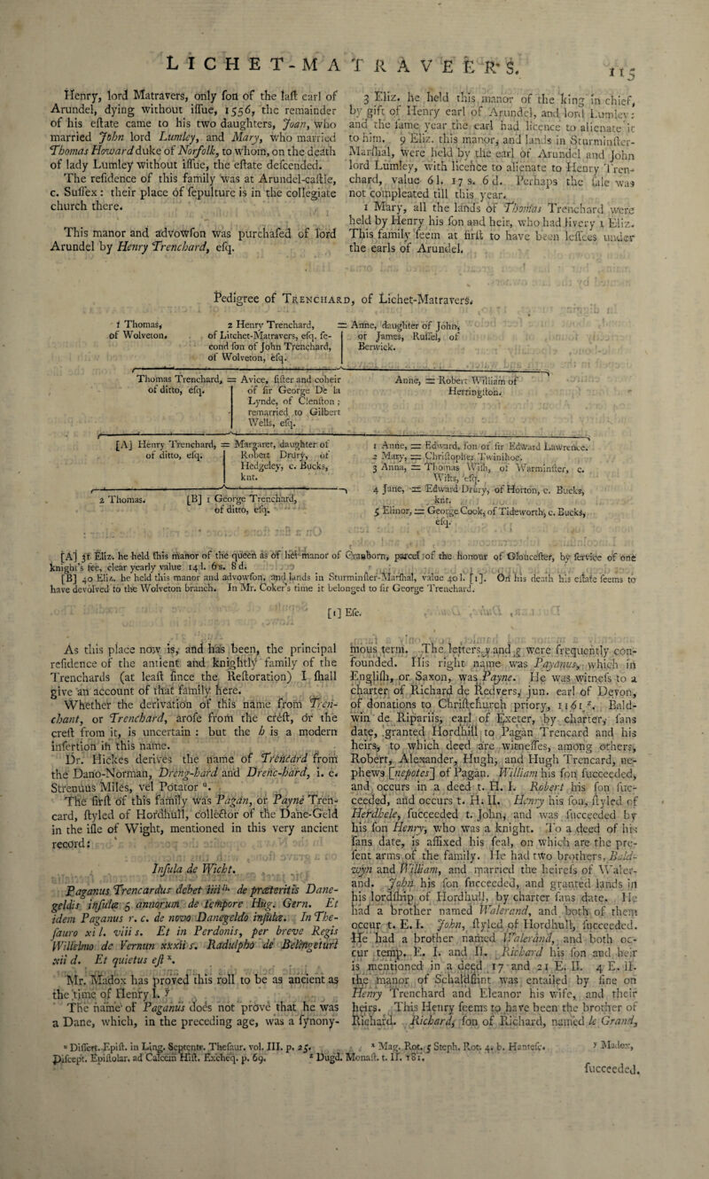 The history and antiquities of the county of Dorset / Compiled from the ...