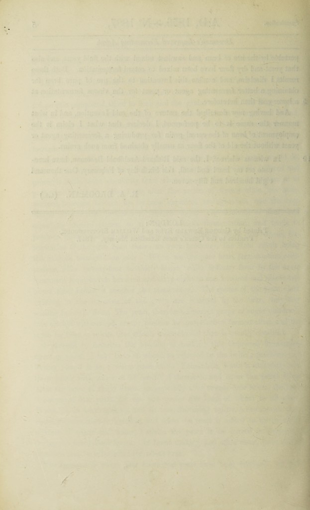 Specification of Richard Archibald Brooman : yeast. | Wellcome Collection